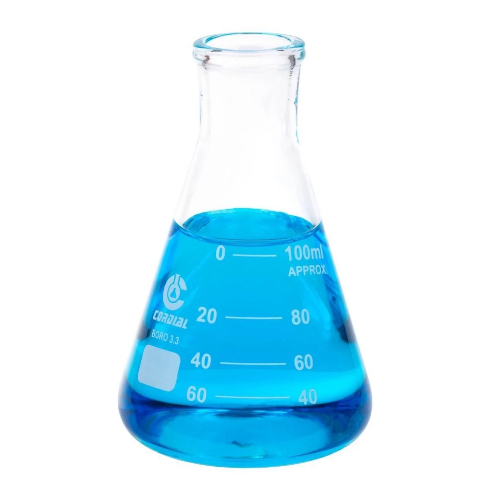 MT- ERLENMEYER FLASK BOROSILICATE GLASS( Small Volume) | Shopee Philippines