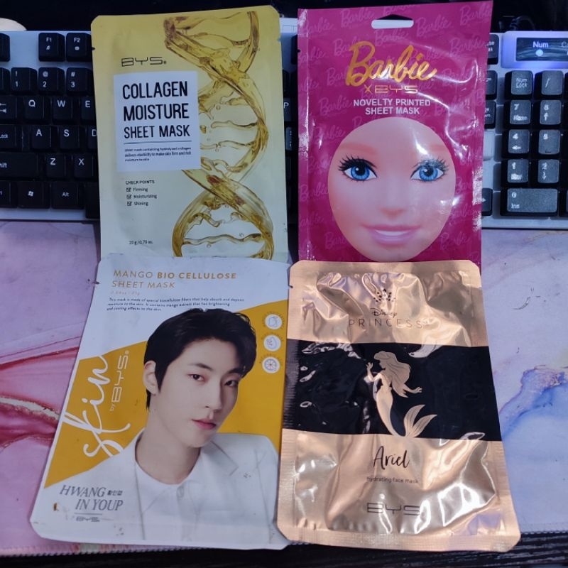 BYS skin,barbie, collagen sheet mask face mask | Shopee Philippines