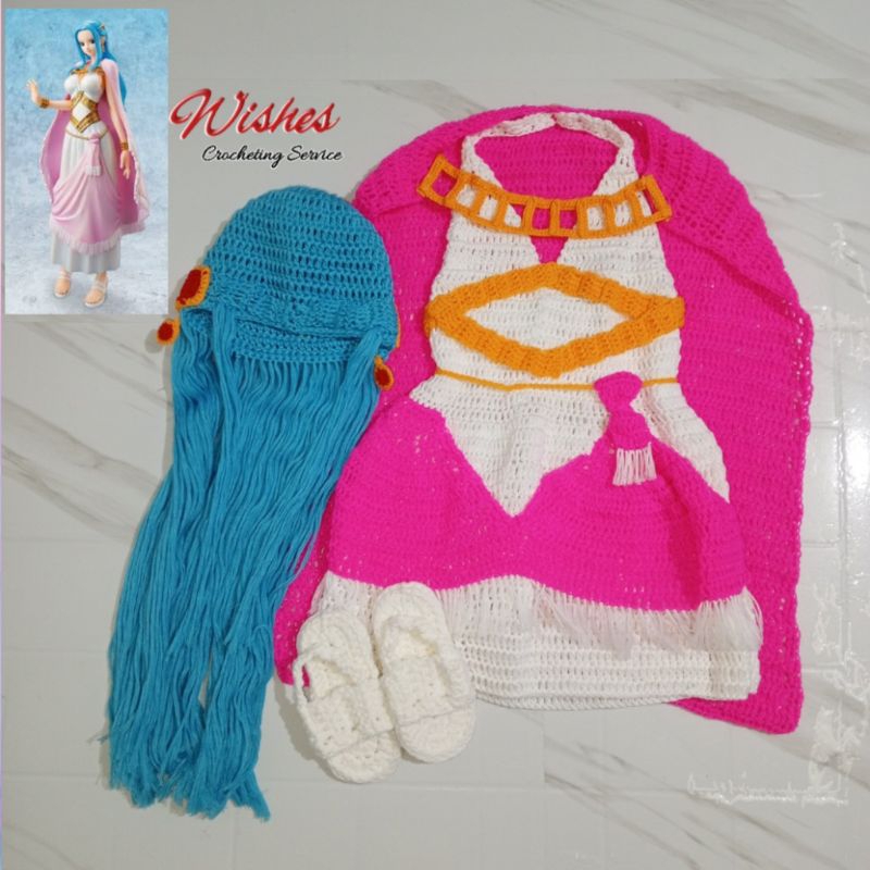 Wishes Crochet One Piece Nefertari Vivi Princess of Alabasta baby ...