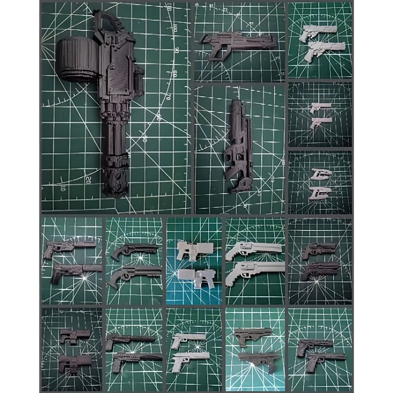 1/10 Scale DC McFarlane Custom Weapons | 7" figure, ZD toys, 1/100 MG ...