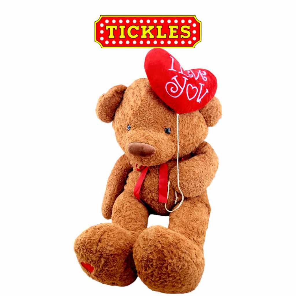Tickles Bear W/Red Heart (125cm) | Shopee Philippines
