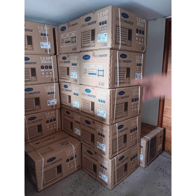 1hp carrier aura inverter window type air conditioner with remote ...