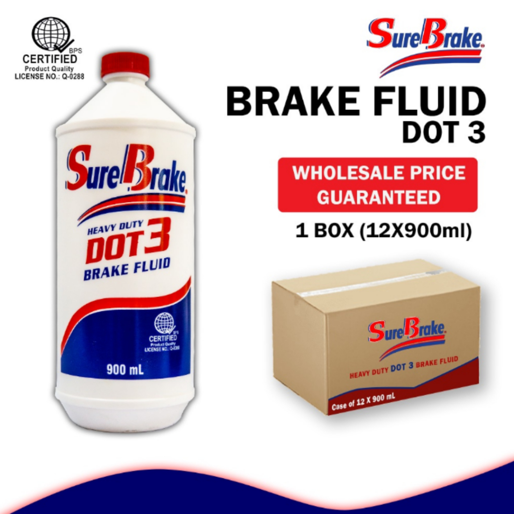 Sure Brake Heavy Duty DOT 3 Brake Fluid | Shopee Philippines