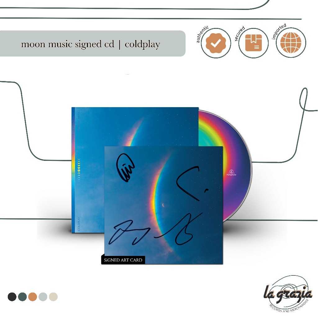 Moon Music Signed CD [ONHAND] | COLDPLAY | Shopee Philippines