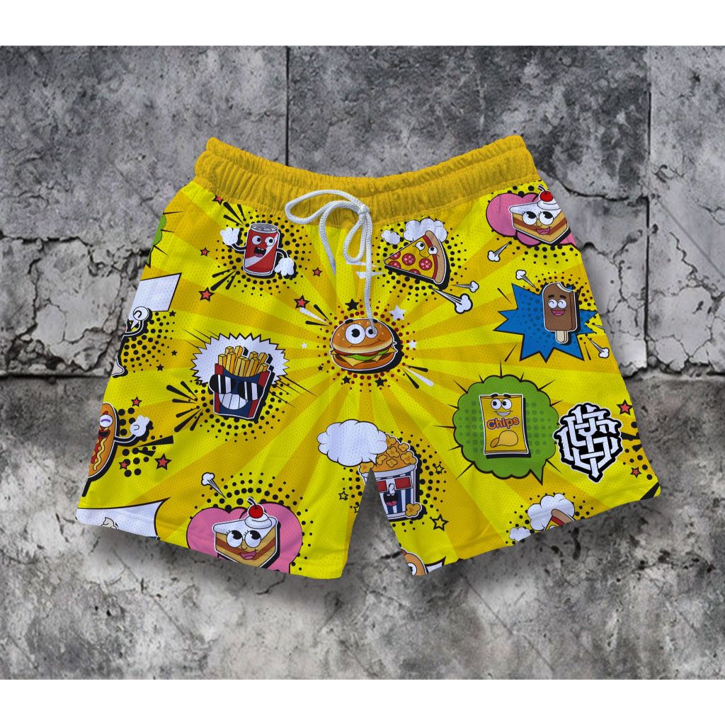 YFIVE AIRCOOL MESH SHORT W/ 2 SIDE POCKETS FULL SUBLIMATION Menswear ...