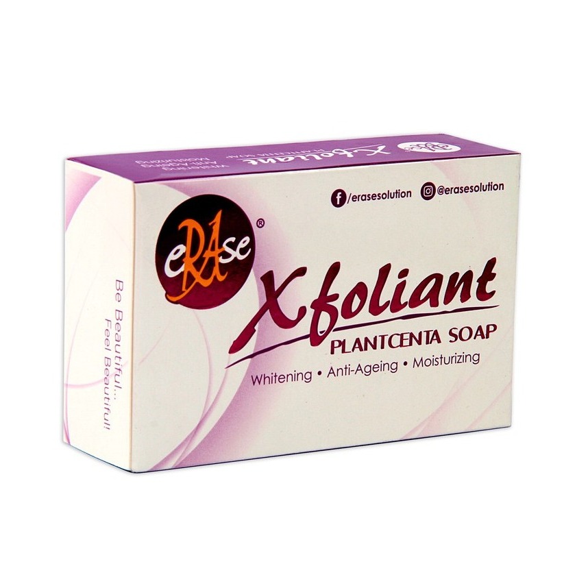 Erase Xfoliant Placenta Soap (125g) | Shopee Philippines