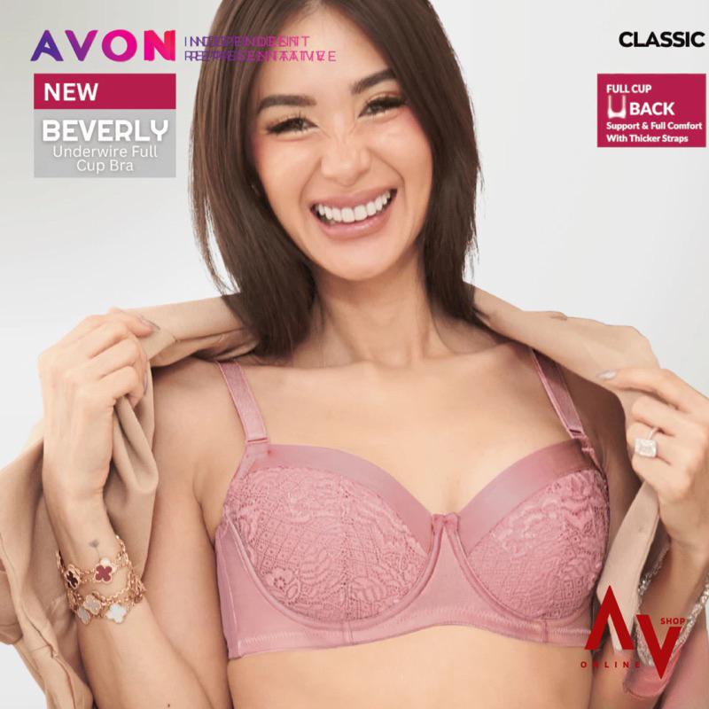 AVON Beverly Underwire Full Cup Lace Classic Bra | Shopee Philippines
