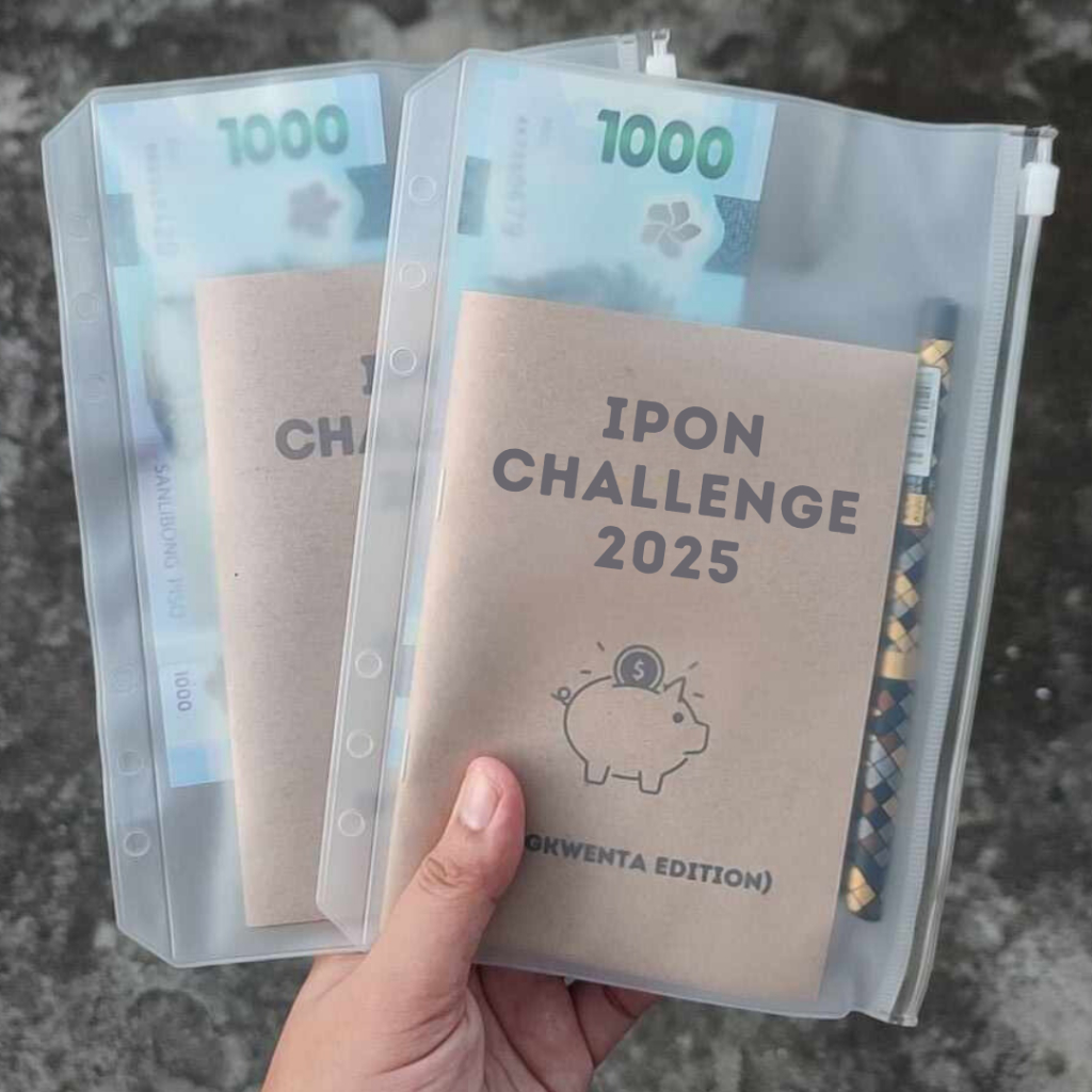 Ipon Challenge 2025 Chinkee Tan Card 5 10 20 Booklet with Pouch Bill Alkansya Peso Sense Mini ...