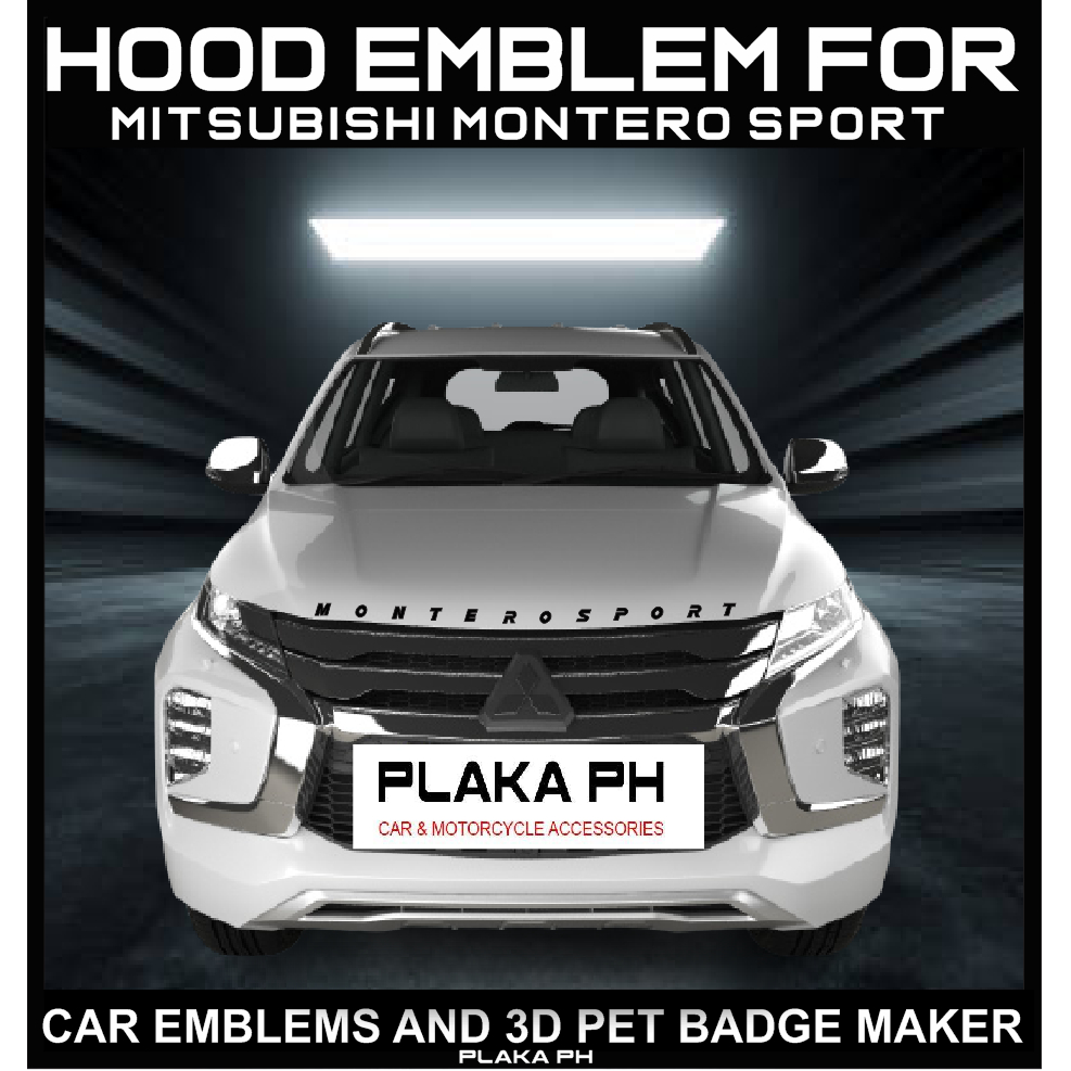 Hood emblem for Mitsubishi Montero sport | Shopee Philippines
