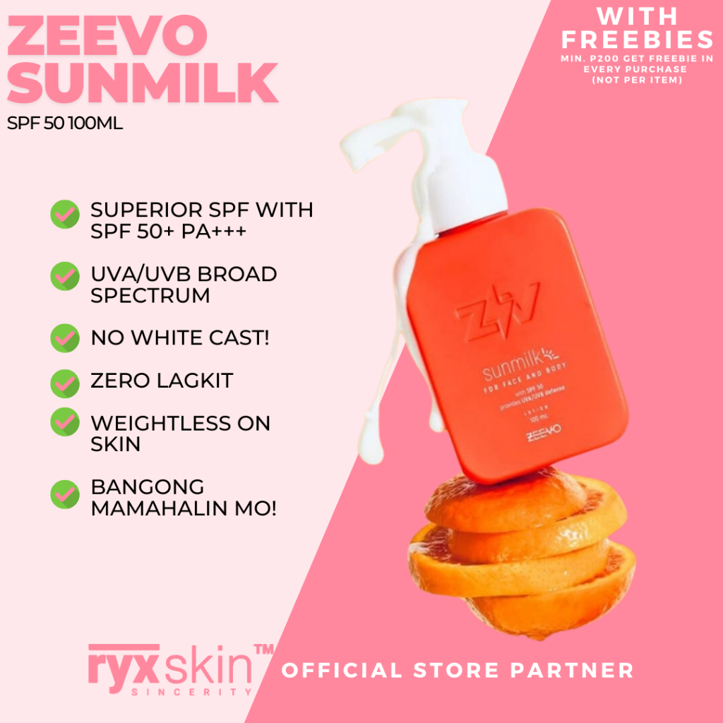 Zeevo Sunmilk Lotion 100ml | Shopee Philippines