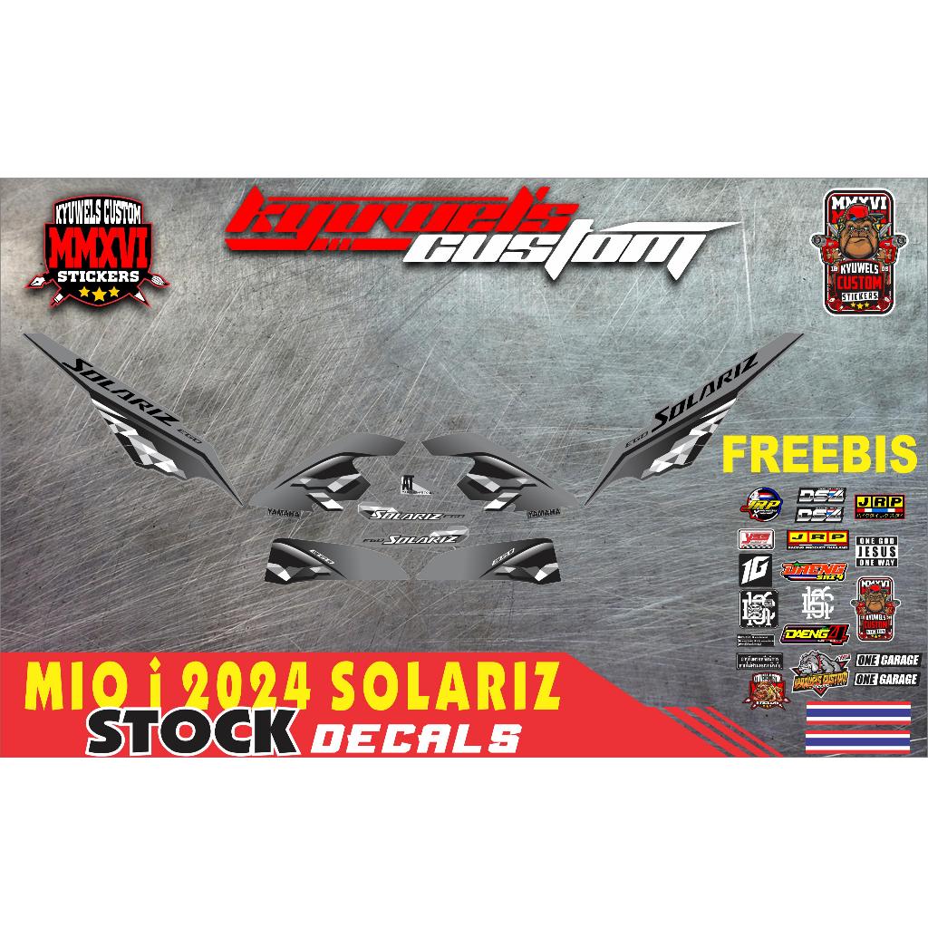 MIO i SOLARIZ 2024 STOCK DECAL STICKER | Shopee Philippines