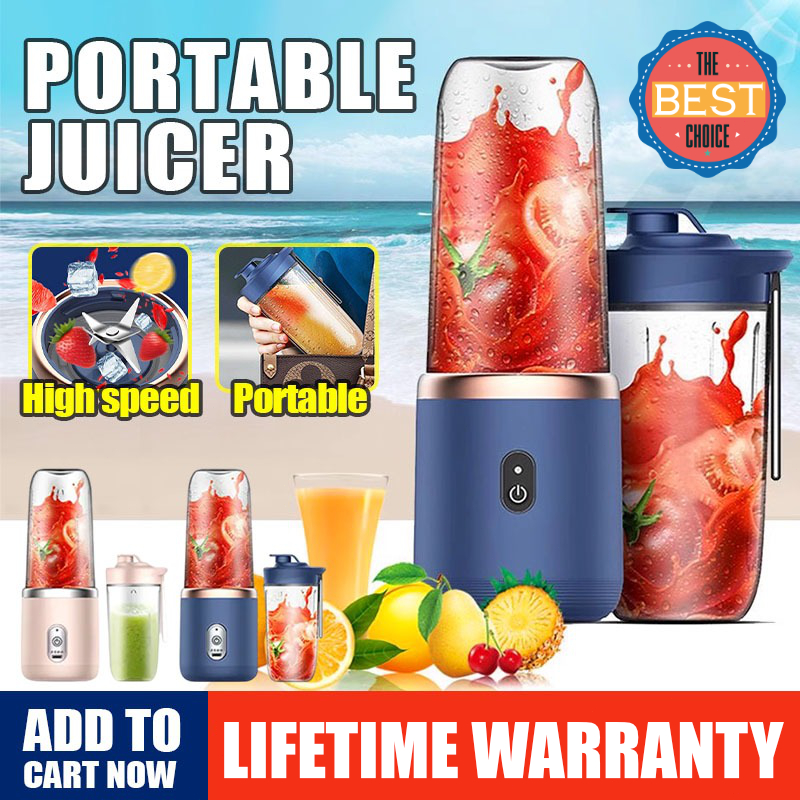 Fruit Blender Portable 350ML Juicer Blender Portable For Shake Blender ...