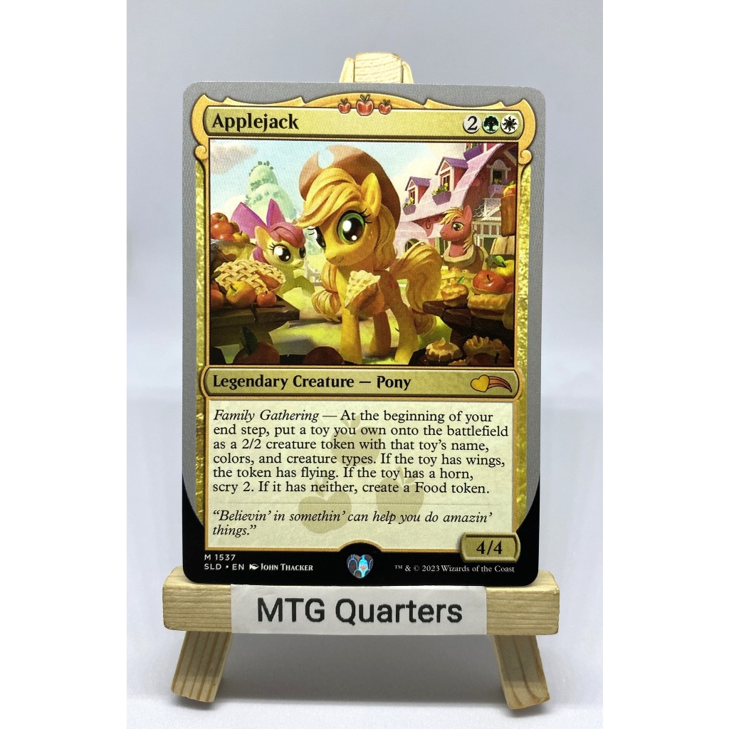 MTG Proxy Card - Applejack | Secret Lair Drop (SLD) | Shopee Philippines
