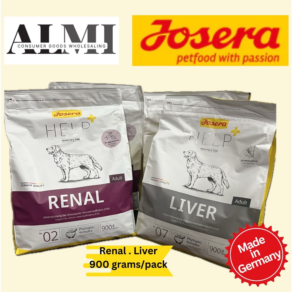 JOSERA DOG Line Dry Food Veterinary Diet Dog 900g Renal, Liver | Shopee ...