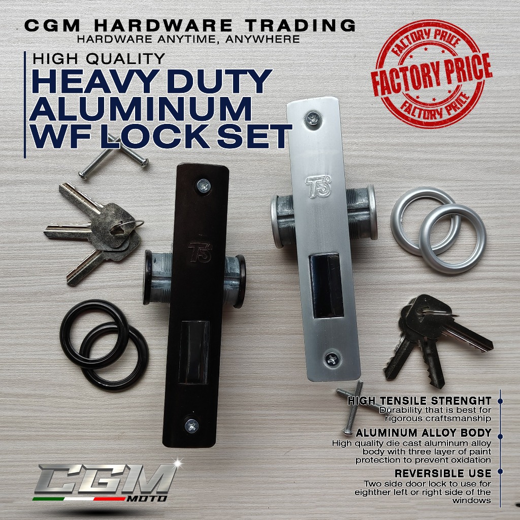 HEAVY DUTY ALUMINUM WF-LOCK SET (FACTORY PRICE)/REVERSIBLE WF-LOCK SET ...