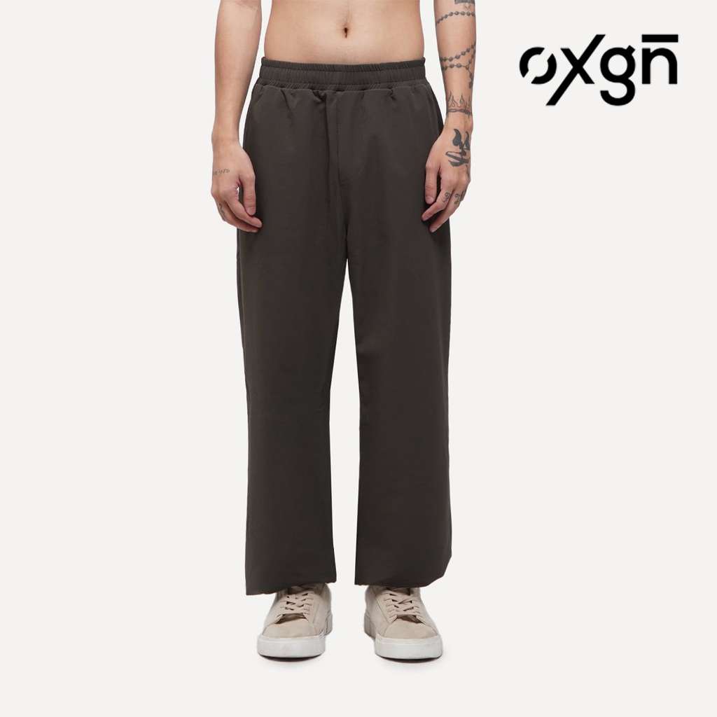 OXGN Straight Pants For Men (Thyme/Black) | Shopee Philippines