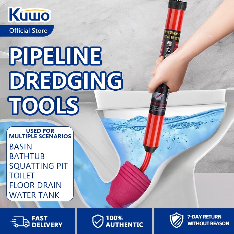 Kuwo Toilet Unclogging Tool - Toilet Sewer Pipe Unclogging And Blocking ...