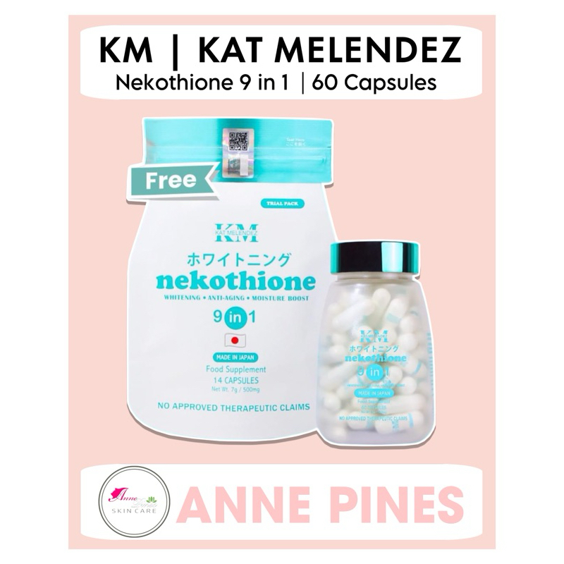Nekothione 9 in 1 Food Supplements in Bottle with 1 Free Trial Pack ...