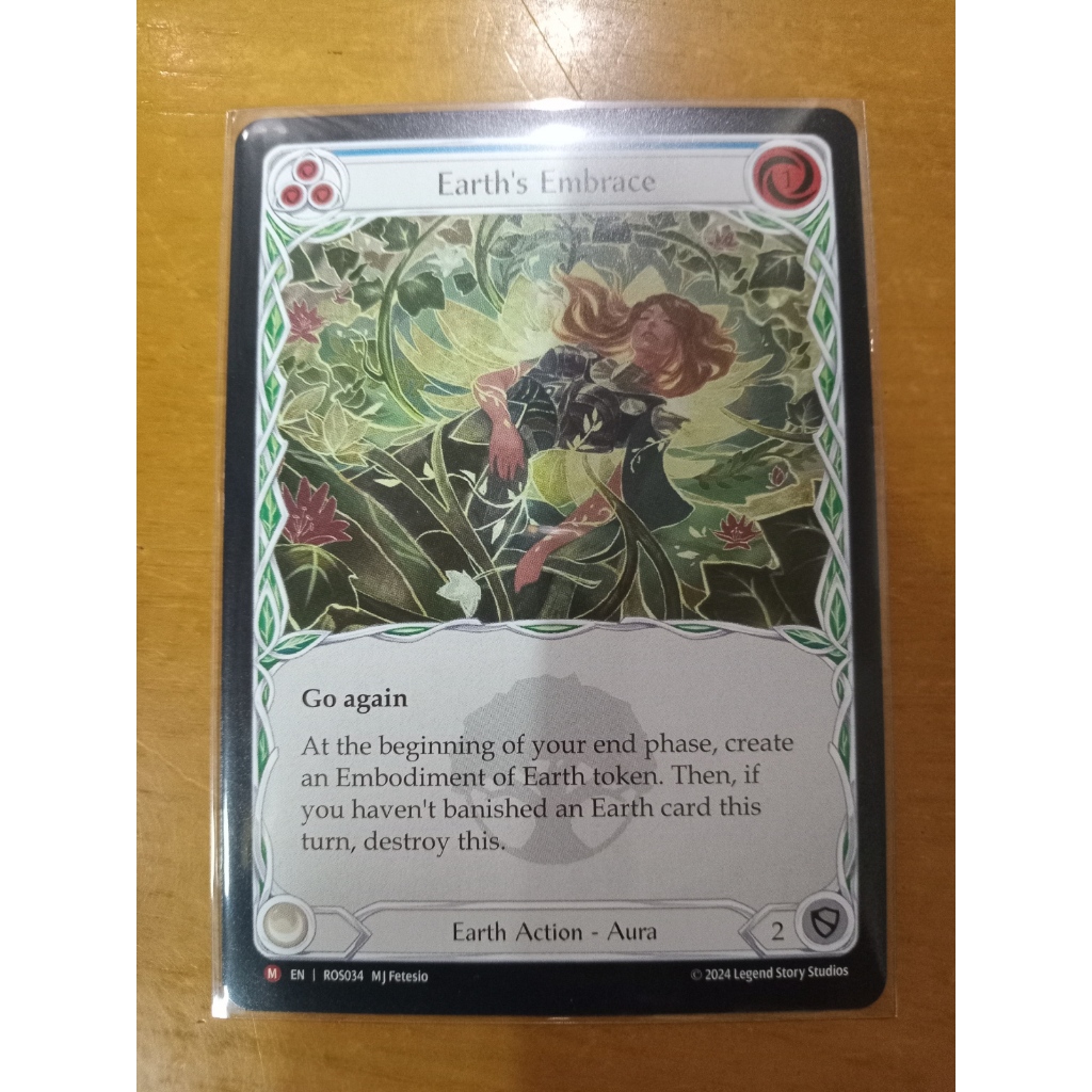 FAB Earth's Embrace Majestic Rosetta ROS Flesh and Blood TCG English ...