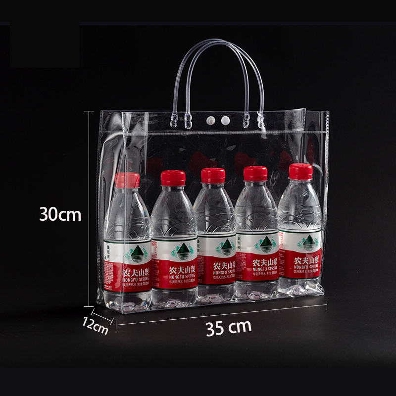 【K-BOX】PVC/ Plastic Transparent Bag/ Transparent Tote handbag gift ...