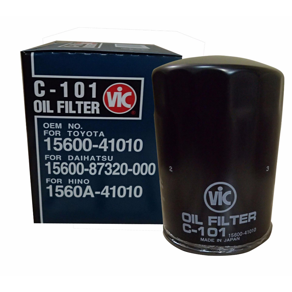 VIC Oil Filter C-101 for Toyota Revo, Hiace etc | Shopee Philippines