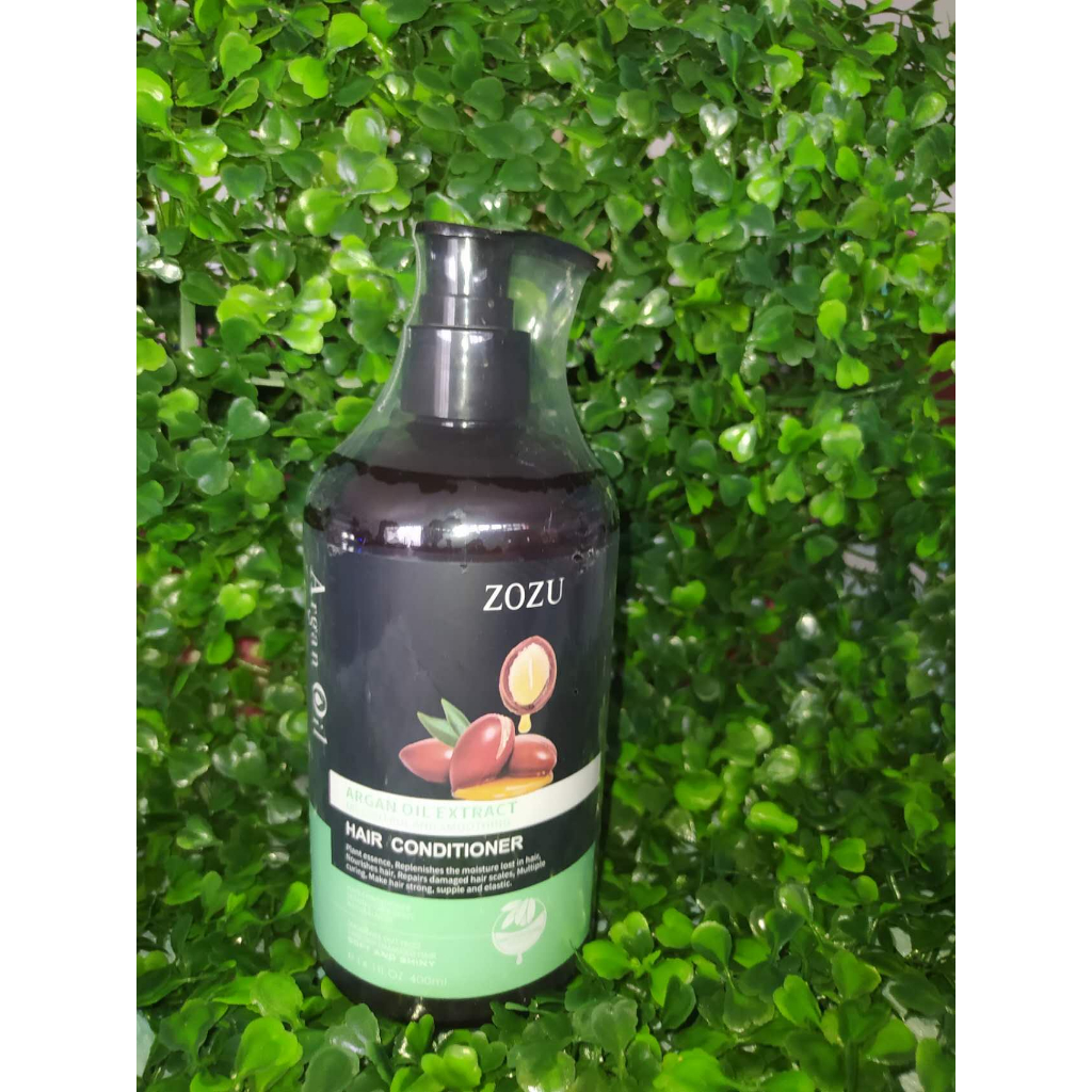 BUY 1 TAKE 1 ZOZU ARGAN OIL SHAMPOO AND CONDITIONER 400ML EACH | Shopee ...