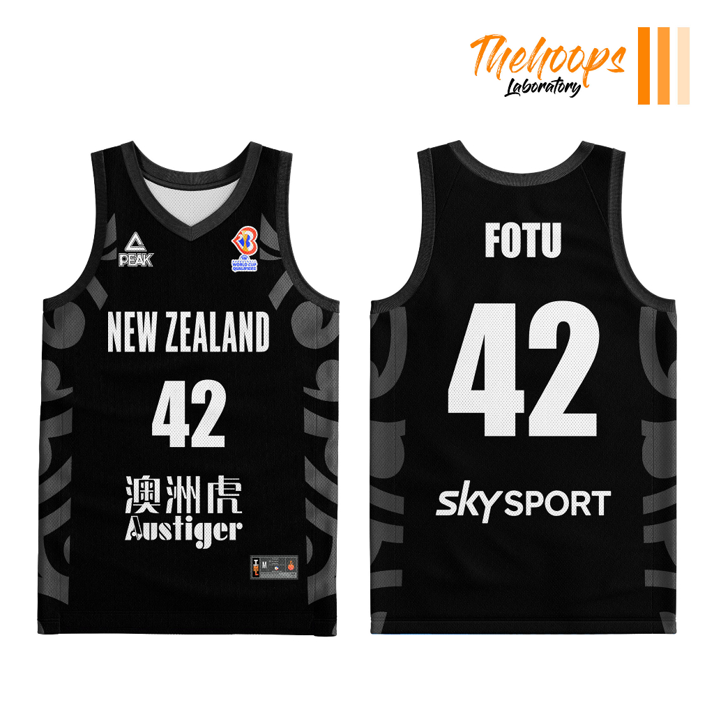 THL X EuroBasket New Zealand Fiba Basketball jersey 2023 Full ...