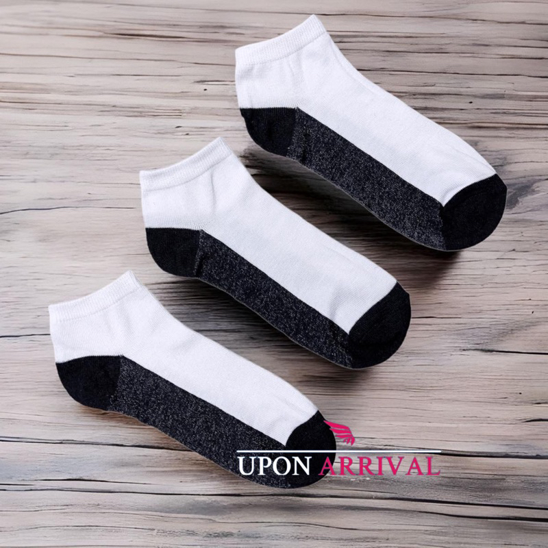 12 Pairs Women’s And Teens Cotton White School Ankle Socks Cotton Black ...