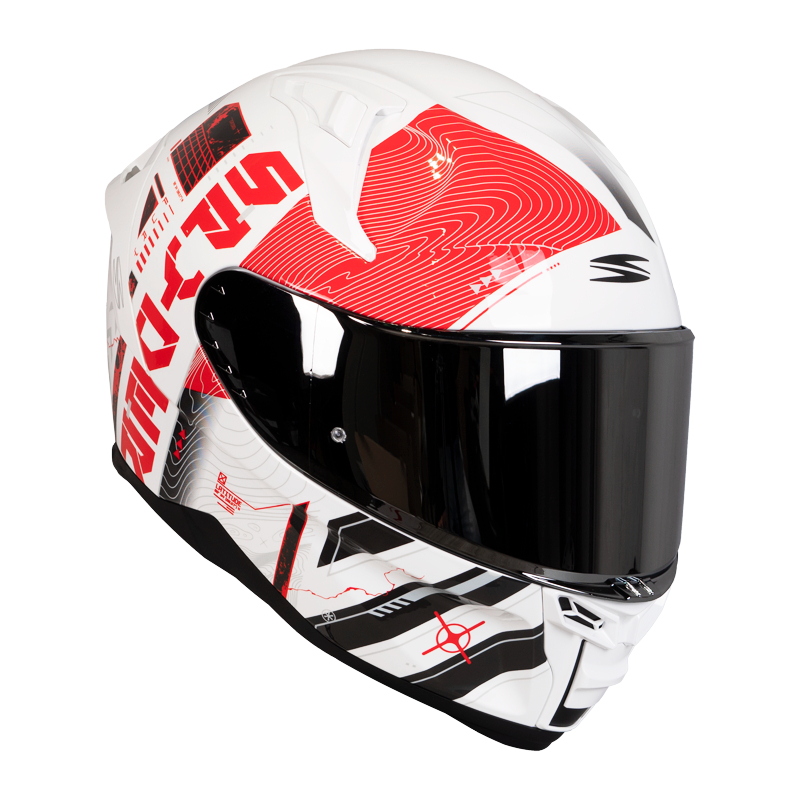 Spyder Fury GD - Rapid S8 Full Face Helmet with Dual Visor (Free Clear ...