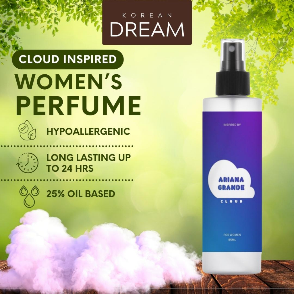 Ariana Grande Cloud Inspired Scent Oil Based Women Perfume with Long ...