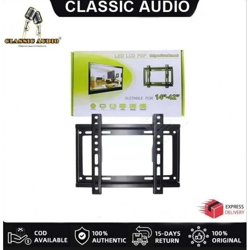 Classic Audio 14"-42" led/lcd/pdp Flat Panel Tv Wall Mount Wall Bracket ...