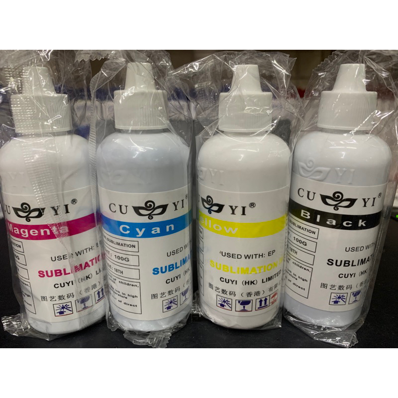 CUYI 100ml SUBLIMATION INK CMYK | Shopee Philippines
