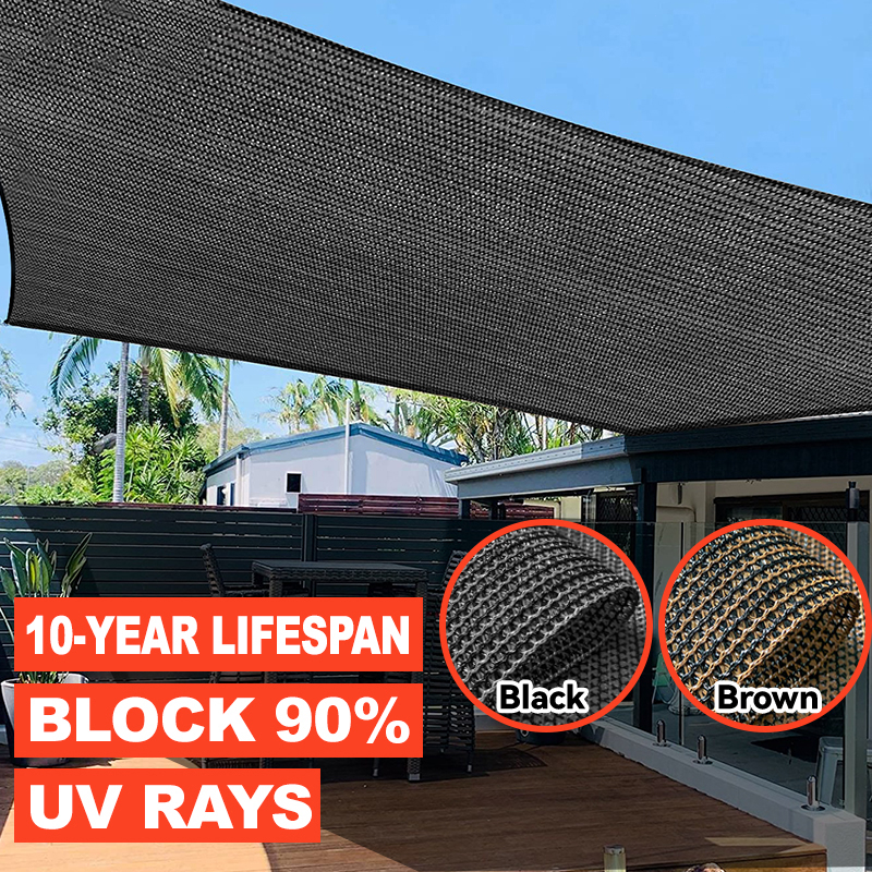 Anti UV 90% Sunshade Net Black And Brown Sunscreen Net For Greenhouse ...