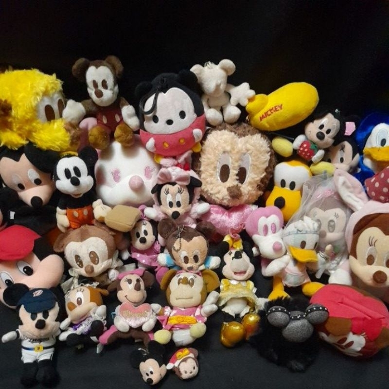 plush mickey mouse, minnie mouse, pluto, donald duck plush disney ...