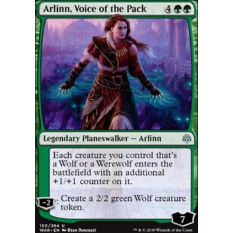 Arlinn, Voice of the Pack - WAR, The List - Uncommon - MTG Cards (WotC ...