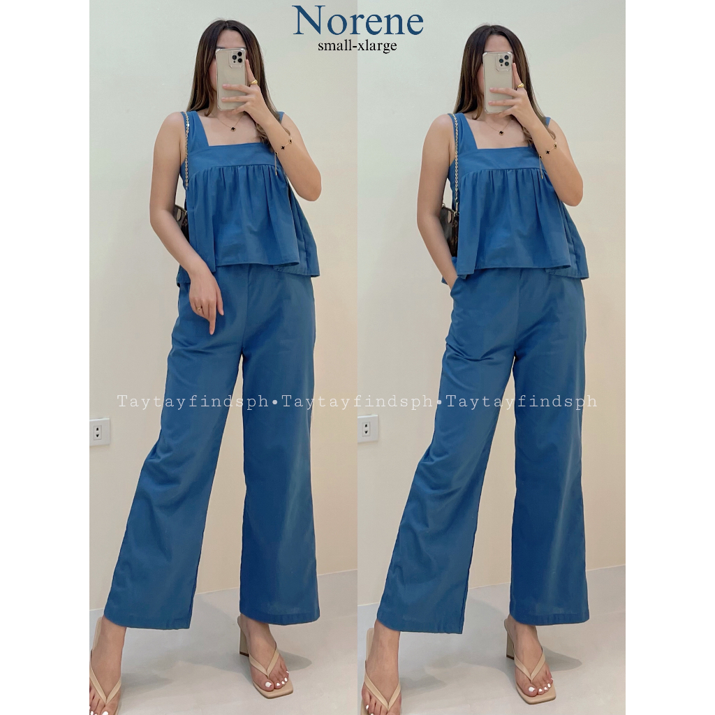 NORENE LINEN COORDINATES | taytayfindsph | Shopee Philippines