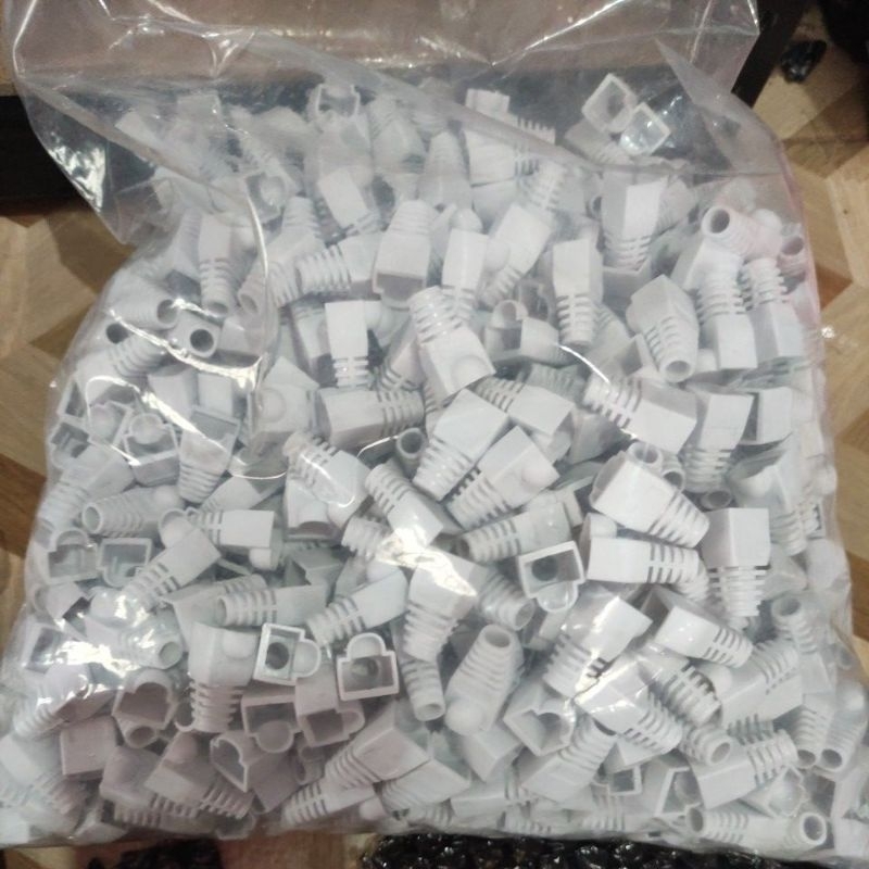 100pcs RUBBER BOOTS FOR RJ45 CAT5,CAT6 INTERNET CABLE 20PCS,50PCS,70PCS ...