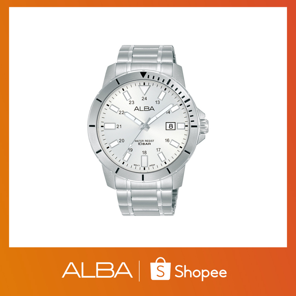 ALBA Philippines AS9R99X1 Silver Dial Stainless Steel Strap Men's ...