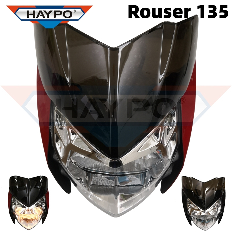 Kawasaki Rouser 135 Headlight With Cover Complete Motorcycle Head Light ...