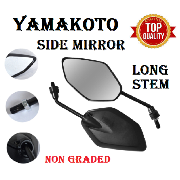 YAMAHA YTX 125 Motorcycle Yamakoto Side Mirror Standard Size Brand New ...