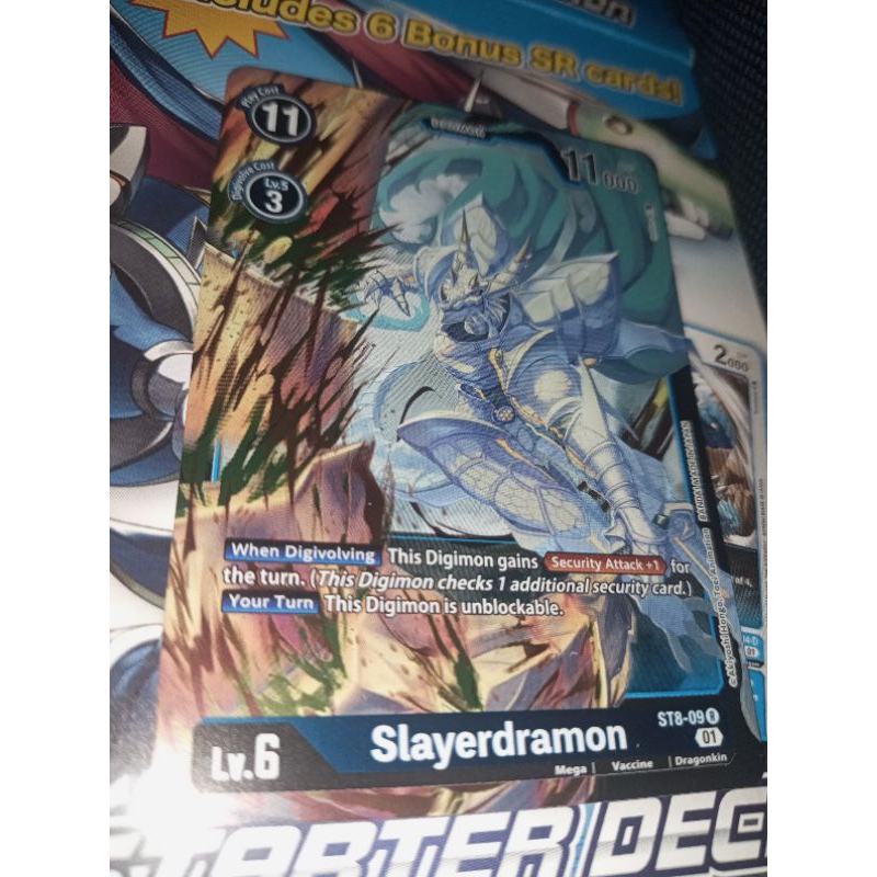 [ENG] R Slayerdramon ST08 09 Original Digimon Card Game English Version ...