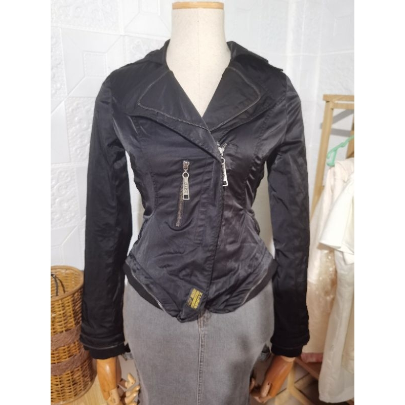 slim fashion funk goth female jacket/motorcycle women fashion jacket ...