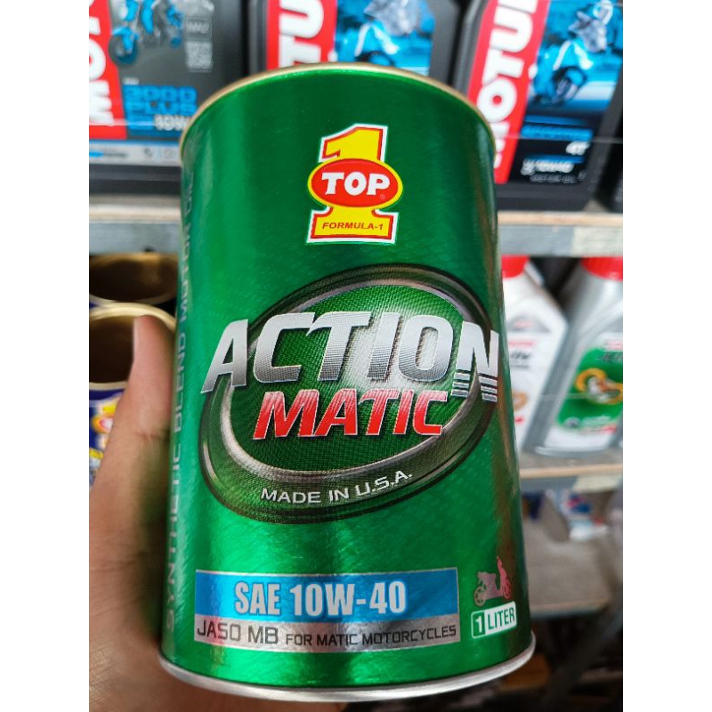 TOP 1 Scooter Oil Action Matic 1L 10W-40 | Shopee Philippines