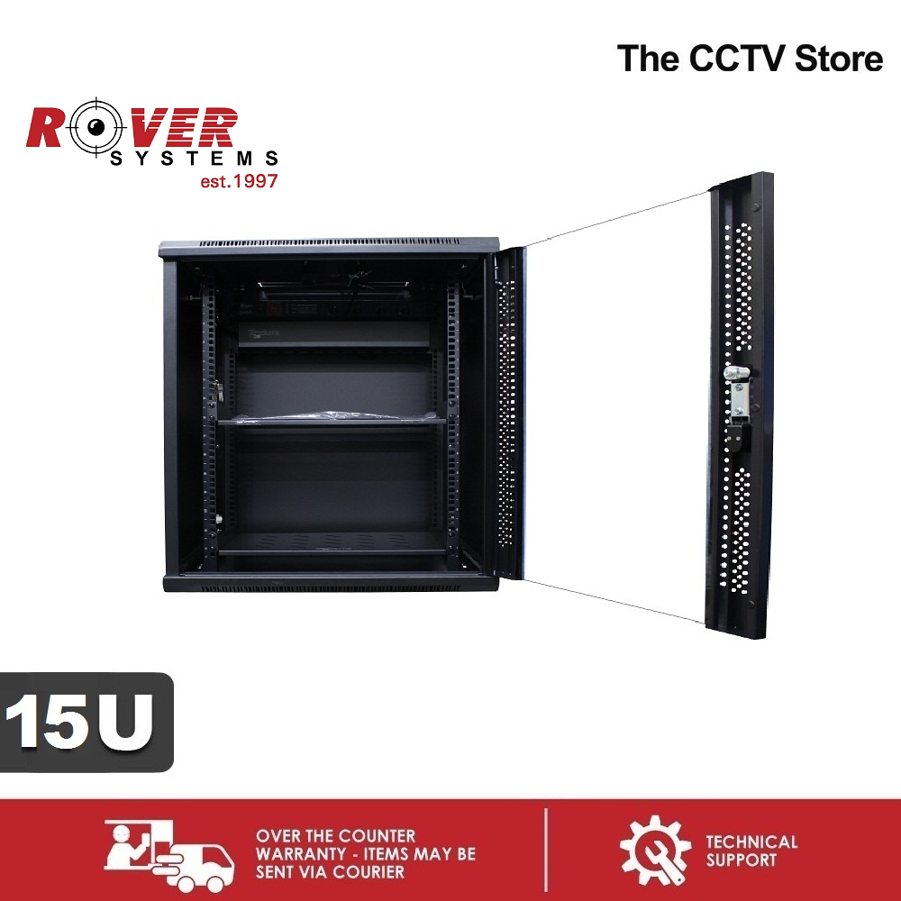 Rover Systems 15U Wall Mount CCTV Camera Data Server RackCabinet 600mm ...