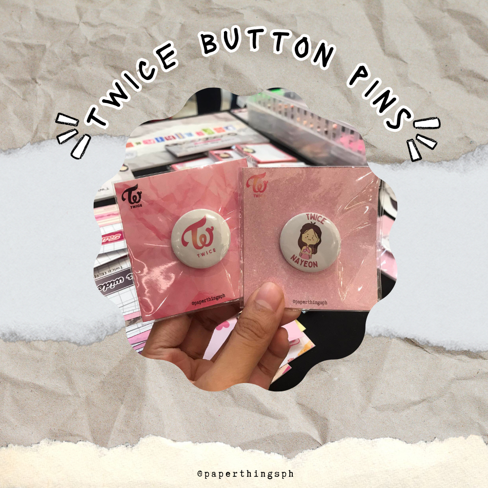 Twice button pins by Paperthingsph | Shopee Philippines Twice button pins by Paperthingsph | Shopee Philippines