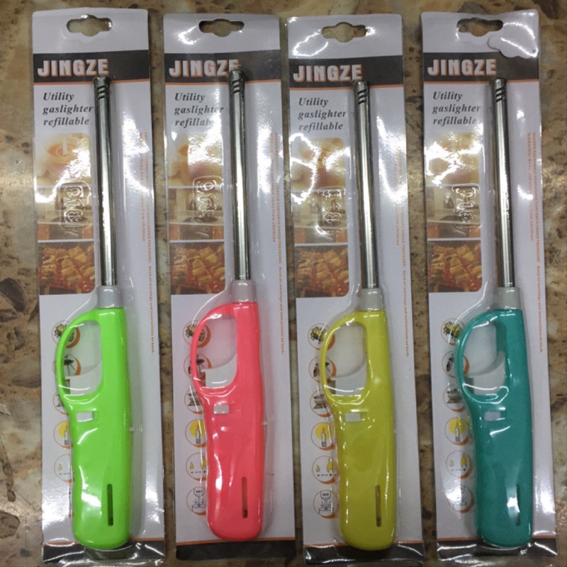 Bbq Lighter 3-Pack Refillable Handi Gas Long Lighters - For BBQ, Stove ...