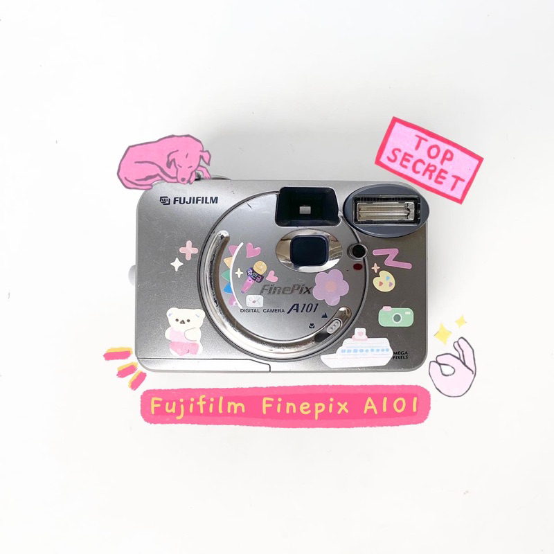 Vintage *RARE* Fujifilm Finepix A101 Digital Camera Y2K Digicam ...