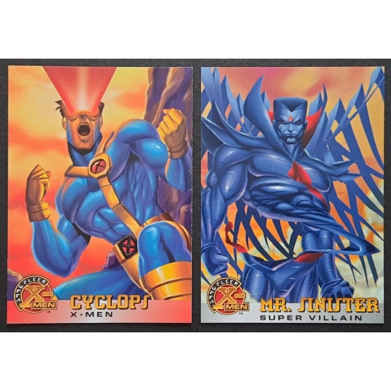 COMPLETE SET! 1996 Fleer X-Men Trading Cards Wolverine Gambit Cyclops ...