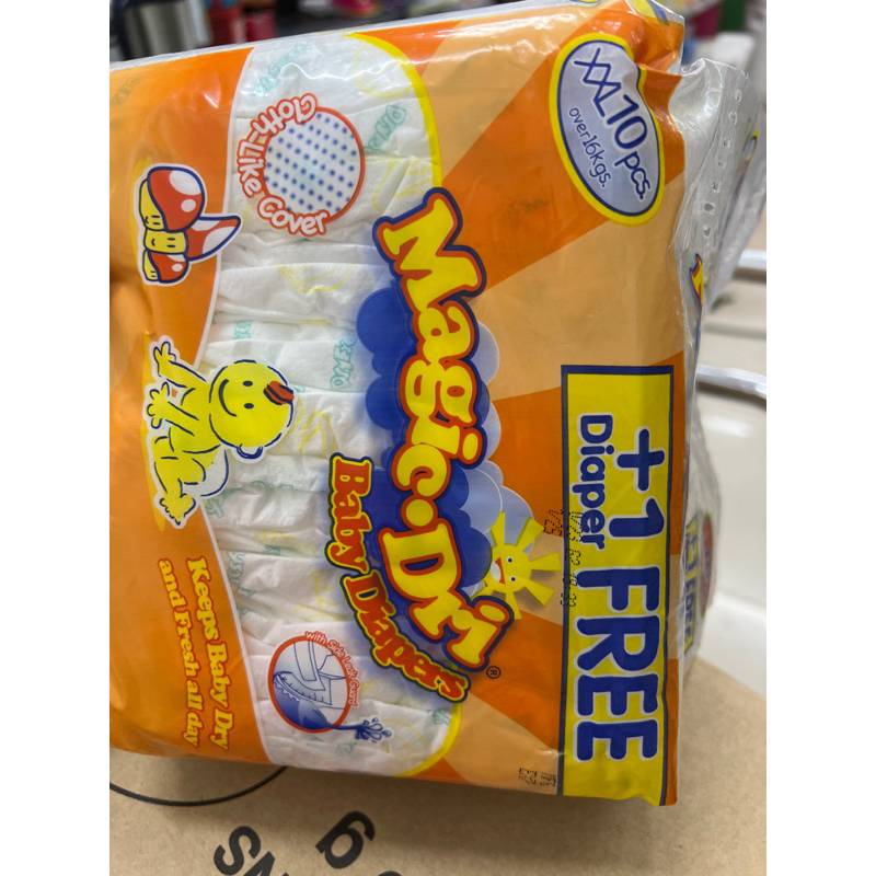 Magic Dri 10's NewBorn, M, L, XL, XXL Diapers | Shopee Philippines