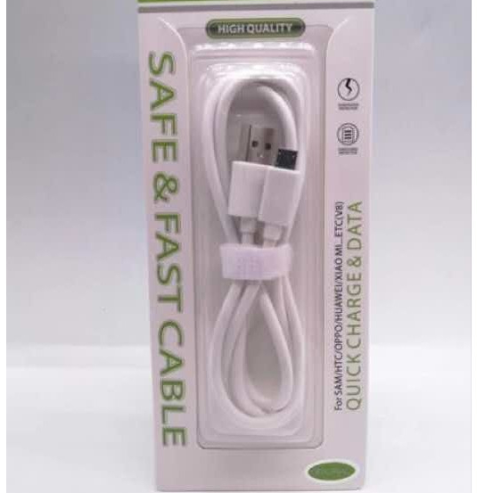 COD 2.4A Super Flash Charging USB Cable For Android V8 Micro type-c ...